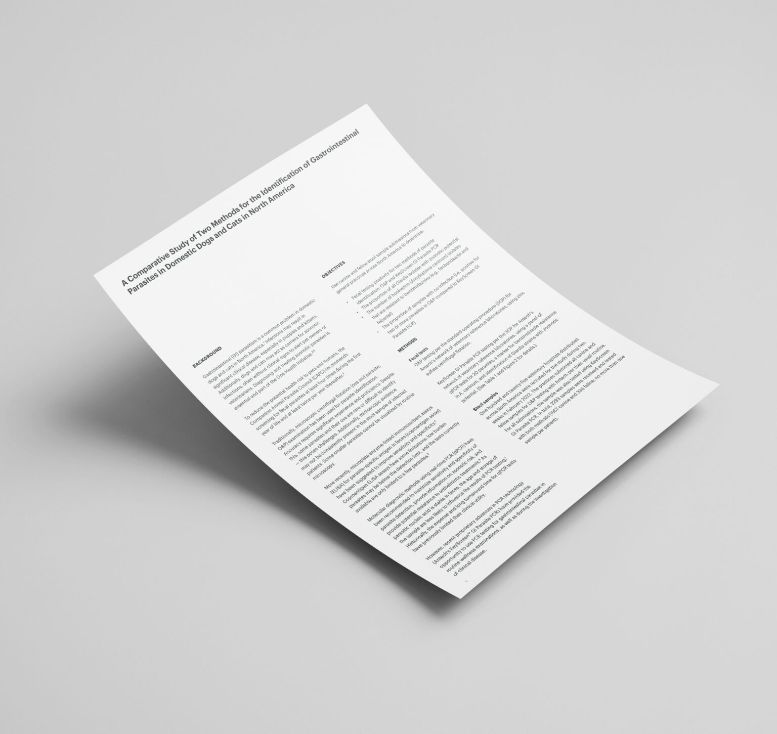 KeyScreen GI Parasite PCR - Antech Diagnostics Test Service